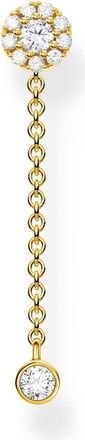 Thomas Sabo Thomas Sabo Damen Einzel Ohrring Gold Zirkonia 925 Sterlingsilber H2237-414-14
