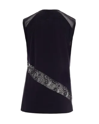 Pinko Womens Sleeveless Top Molly Black Limousine Jumpers Sweater