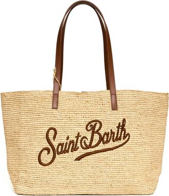 MC2 Saint Barth Femme, Sacs, Brun, Taille: ONE Size City Raffia Bag