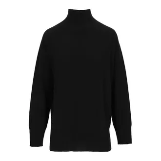 KANGRA Femme, Pulls, Noir, Taille: 42 FR Dolcevita raglan spacchi