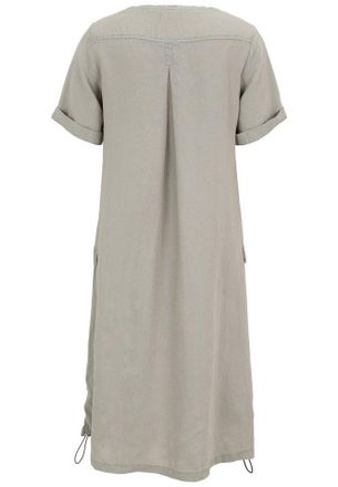 Doris Streich Sommerkleid mit kontrastfarbenen Nylon-Eins&auml;tzen