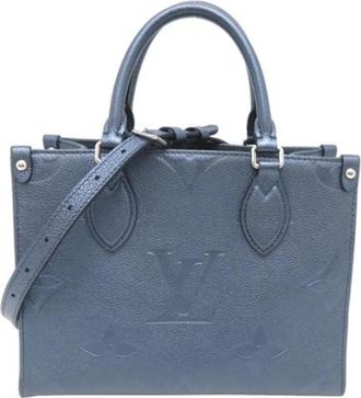 Louis Vuitton Sac &agrave; main Monogram Empreinte Pre-owned - Femme - Pre-owned - Bleu - Taille: ONE Size