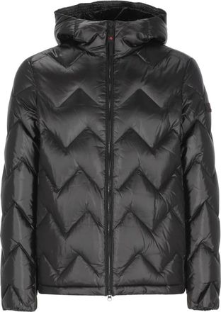 Peuterey Chevron Quilted Down Jacket - - Jackets - Herren - Schwarzk - XL