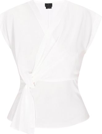 Dreimaster Dreimaster Bluse Frauen Wei&szlig;