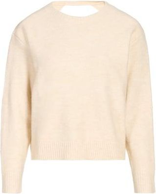 Suncoo Pull droit dos ouvert en maille m&eacute;lang&eacute;e