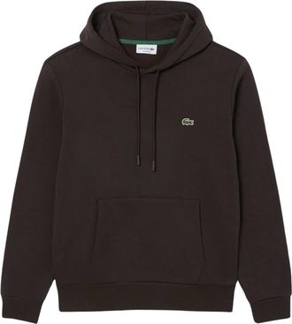 Lacoste Homme, Sweatshirts et sweats &agrave; capuche, Noir, Taille: XL Fleece Sweat &agrave; capuche