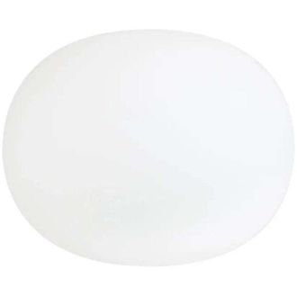 FLOS [GEBRAUCHT] B-Ware Flos Wandleuchte Lampe Glo Ball Glas Wei&szlig; E27 Mundgeblasen 33cm