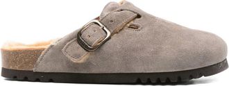 Scholl Fae Mules aus Wildleder - Grau