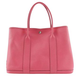Herm&egrave;s Pre-owned Garden Party PM Vau Epsom Tote Bag - - Pre-owned - Damen - Rosa - ONE SIZE