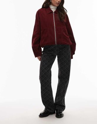 Calvin Klein Jeans 90er Straight Jeans in Schwarz mit Monogramm-Print in Emblem-Optik