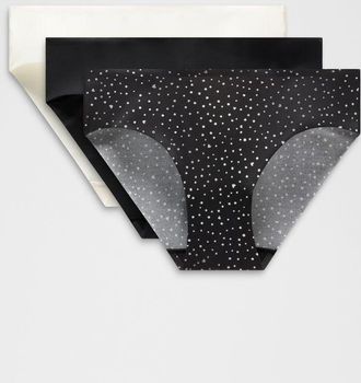 lululemon Culotte bikini InvisiWear taille mi-haute Trio pour Femmes - Noir - Taille XL