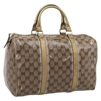 Gucci Pre-owned Vintage Boston Bag - Femme - Pre-owned - Brun - Taille: ONE Size