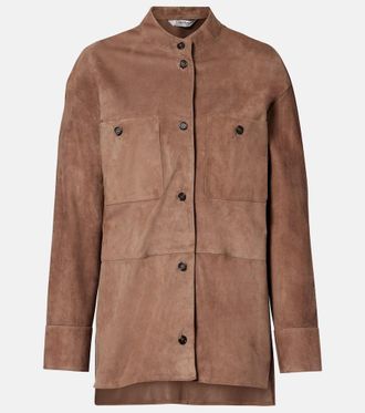 Max Mara Jacke Elodia aus Veloursleder