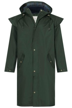 Lighthouse LightHouse Stockman Regenmantel f&uuml;r Herren, wasserdicht, lang, gef&uuml;ttert, winddicht, Outdoor-Mantel mit abnehmbarer Kapuze, Duffel, 3XL