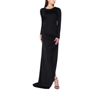 Giuseppe Di Morabito Langes Kleid mit Broschen-Detail - - Dresses - Damen - Schwarzk - S