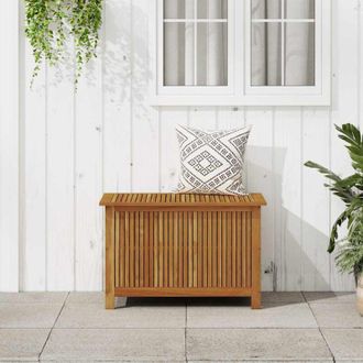 vidaXL Bo&icirc;te de rangement de jardin 90x50x58 cm bois dacacia massif