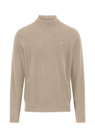 Fynch-Hatton Pullover aus Baumwoll-Kaschmir mit Stehkragen Light Taupe/XXL