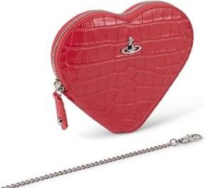 Vivienne Westwood Sac Heart effet peau de crocodile en cuir