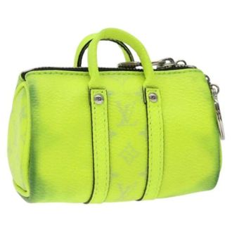 Louis Vuitton Porte-cl&eacute;s en cuir Pre-owned - Femme - Pre-owned - Vert - Taille: ONE Size