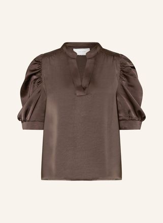 Neo Noir Neo Noir Blusenshirt Roella Aus Satin braun