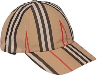 Burberry Icon Stripe Baseball Cap - - Accessories - Damen - Beige - L