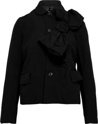 Comme Des Garçons Jacke mit Schleifendetail - Schwarz