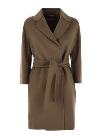 Max Mara Knielanger Mantel - Camel