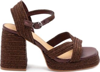 Castaner Femme, Chaussures, Brun, Taille: 37 EU Sandales &agrave; talons hauts