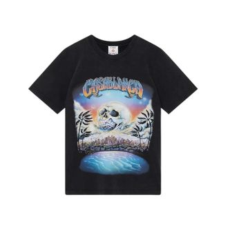 Casablanca Homme, Tops, Noir, Taille: L T-shirts