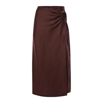 ottod'Ame Midi Skirts - - Skirts - Damen - Braun - 2XS