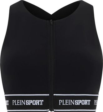Plein Sport Femme, Sous-v&ecirc;tements, Noir, Taille: 42 FR Fleece Bra Top