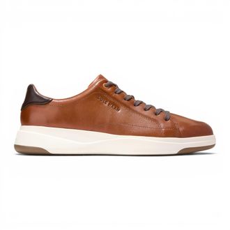 Cole Haan Herren GrandPro Luxe Mile Trainer Braune Lederschuhe - C42753