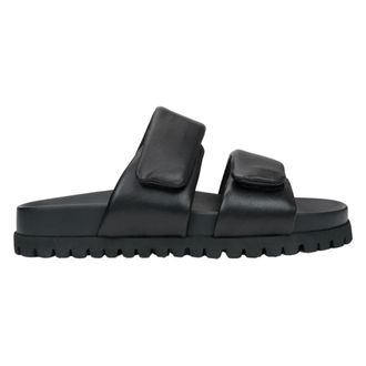 Estro & Luminara Femme, Chaussures, Noir, Taille: 38 EU Soft Straps Slide Sandales
