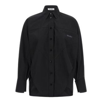 The Attico Oversized Baumwollhemd - - Blouses & Shirts - Damen - Schwarzk - M
