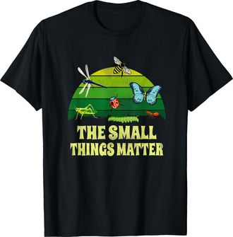 Foxxy Merch Insects Small Things Matter Insektenliebhaber Bugs Entomologe T-Shirt