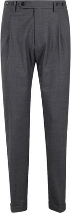 Berwick 1707 Homme, Pantalons, Gris, Taille: XL Pantalon Cropped