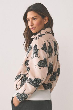 Next Fleecejacke Fleece mit halben Rei&szlig;verschluss (1-St)