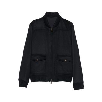 Kired Bled Reversible Bomber Jacket - - Jackets - Herren - Schwarzk - 2XL