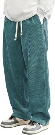 Generic Jogging Homme Pantalon Jogging Homme Pantalon Survetement Homme Confortable Classique - Pantalon Velours C&ocirc;tel&eacute; Homme Relaxed Fit - Confortable avec P