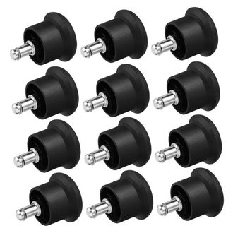 BESTONZON 12 St&uuml;ck Dicke Stuhlbefestigungsf&uuml;&szlig;e aus Gummi f&uuml;r B&uuml;rost&uuml;hle Ger&auml;uschd&auml;mpfende Ersatzf&uuml;&szlig;e f&uuml;r Glatte B&ouml;den Bodenschutz und Stabile Stuhlstopper f&uuml;r B