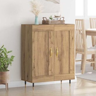 vidaXL Buffet Ch&ecirc;ne artisanal 69,5 x 34 x 90 cm Bois ding&eacute;nierie vidaXL