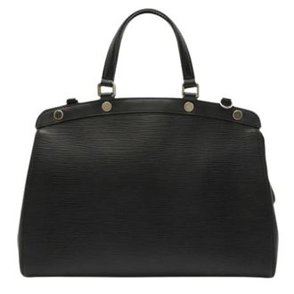 Louis Vuitton Sac &agrave; main vintage en cuir doccasion - Femme - Pre-owned - Noir - Taille: ONE Size