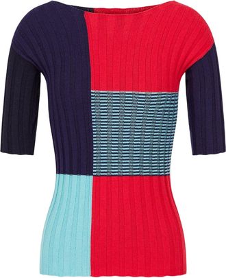 Emporio Armani Sweatshirt f&uuml;r Damen (Rot/Blau)