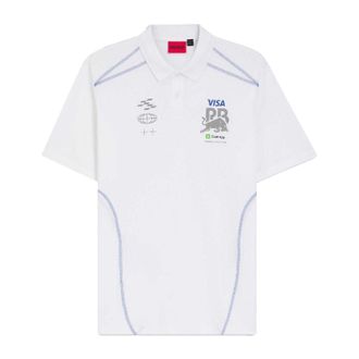 HUGO BOSS Hugo - Visa Cash App Racing Bulls F1 Poloshirt f&uuml;r Herren (Wei&szlig;)