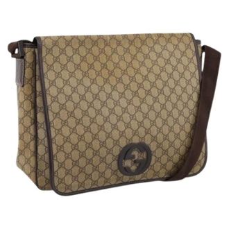 Gucci Sac bandouli&egrave;re vintage Pre-owned - Femme - Pre-owned - Beige - Taille: ONE Size