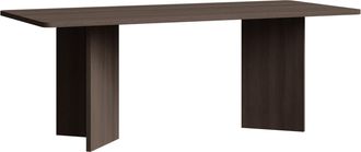 Selsey Esstisch 204&times;90 cm - Moderner Esszimmertisch in Esche Prestige, Japandi & Minimalistisches Design, Gro&szlig;e Tischplatte, Robuste Laminatplatte mit ABS-Ka