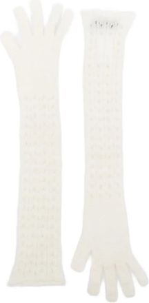Fabiana Filippi mitaines longues - Blanc