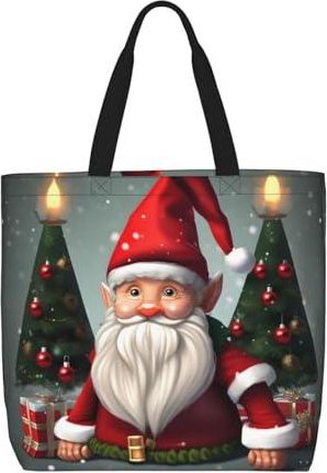 Generic Gnome Traditionnel De No&euml;l Sac A Main Femme L&eacute;ger Sacs D&eacute;contract&eacute; Sac Fourre-Tout Pour Plage Gym Travail