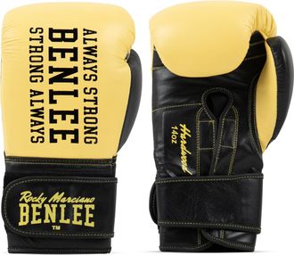 Benlee Rocky Marciano Benlee Leather Boxing Gloves Hardwood 12 oz Yellow/Black, 199511