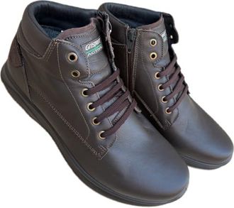Grisport bottes élégantes ville ZIPPED chaussures avec Zip et cuir imperméable GRITEX semelle amovible fond actif, T Moro Avon, 40 EU